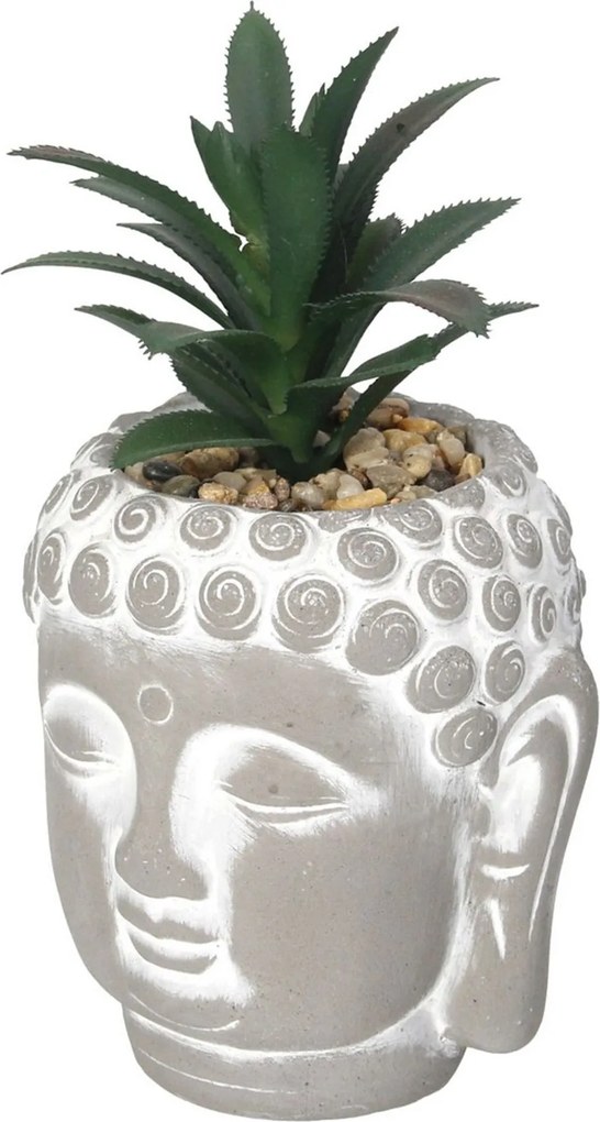 Dekorace Succulent II Buddha 17cm