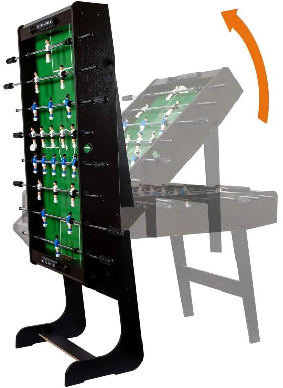 Tuin Belfast 9413 Stolní  fotbálek rozkládací 121 x 101 x 79 cm - tmavé dřevo
