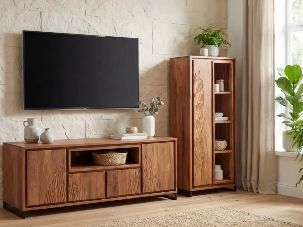 furniture-nabytek.cz - TV stolek Madaro akácie