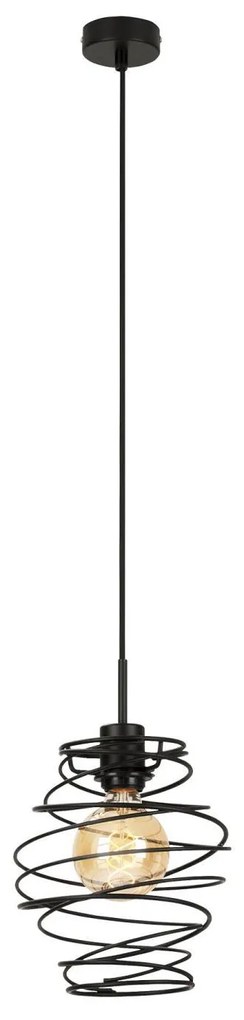 BRI 4870-015 Závěsné svítidlo, 130 cm, max. 60 W, černá - BRILONER
