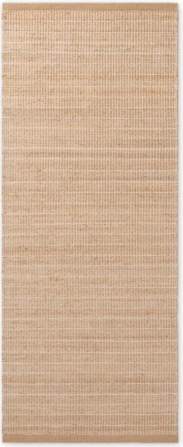 Oboustranný/ručně tkaný běhoun s příměsí juty v přírodní barvě 80x200 cm Birka – Villeroy&amp;Boch