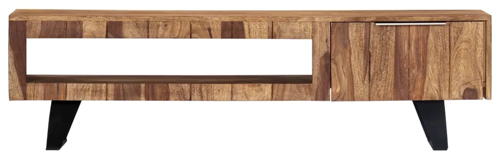 TV stolek 140 x 30 x 40 cm masivní akáciové dřevo 247980