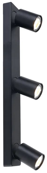 ACA DECOR Stropní bodové svítidlo ELITIS max. 3x35W/GU10/230V/IP20, černá barva