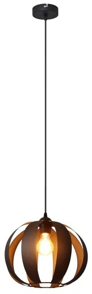 Lustr na lanku NEWTON 1xE27/15W/230V černá
