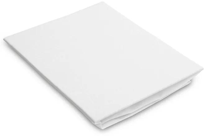 Sensillo Prostěradlo do kolébky Jersey 90 x 40 cm Jednobarevná Barva: Bílá