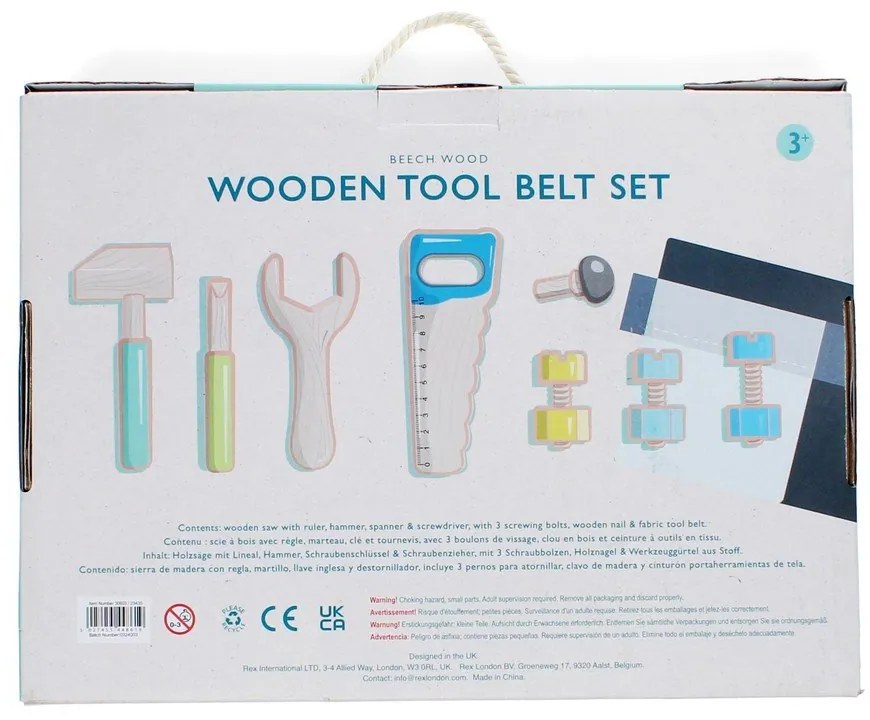 Sada dětského nářadí Tool Belt Playset – Rex London