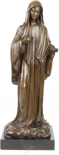 Bronzová soška socha - Madonna