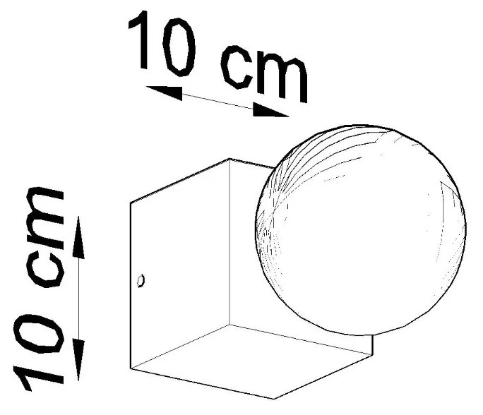 Stropní svítidlo Ariz, betonové tělo svítidla