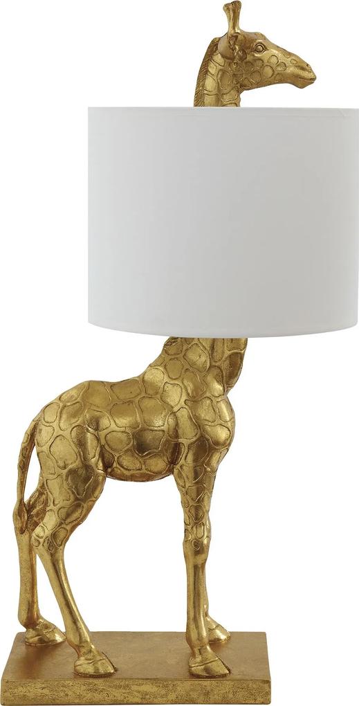 Stolní lampa Bloomingville žirafa zlatá