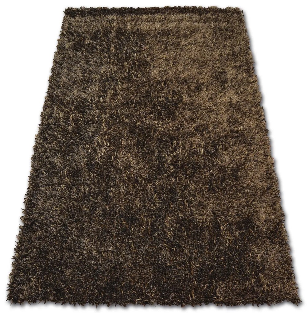 Kusový koberec SHAGGY LILOU hnědý