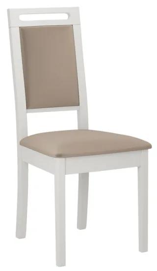 Čalouněná jídelní židle Heven XV, Barva dřeva: bílá, Potah: Zetta 300