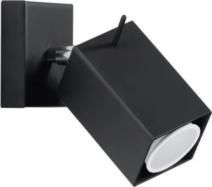 Nástěnné bodové svítidlo SOLLUX Merida GU10 1x40W bez zdroje SL.0099 černá