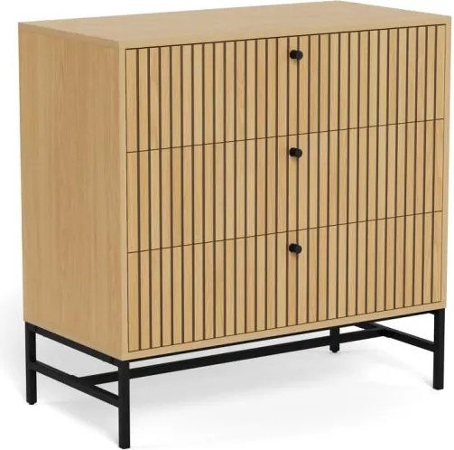 ACTONA Komoda ALBANY hnědá 80,6x40x80,4 cm