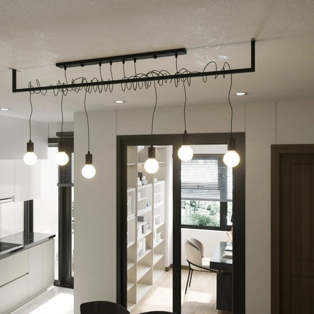 Sollux Lighting Lustr SALAMANCA 2 černý