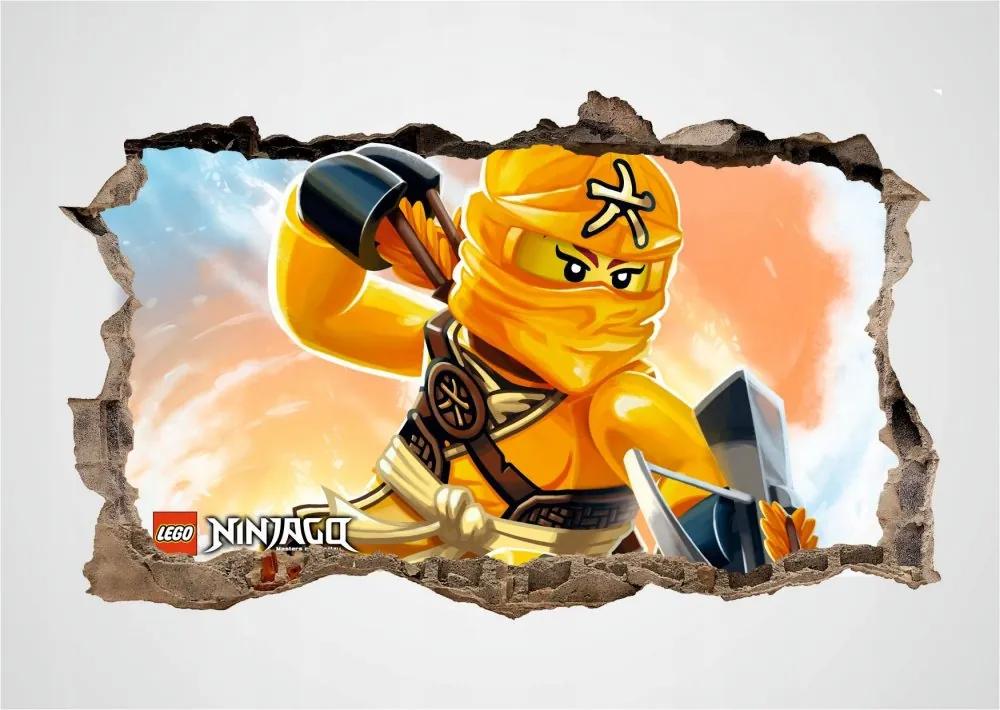 Originální nálepka na zeď LEGO Ninjago Skyler 120 x 74 cm