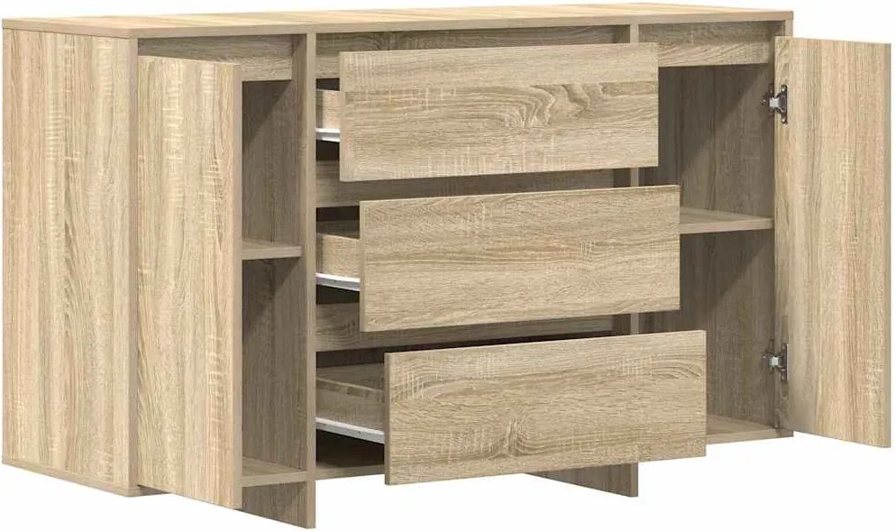 Servírovací skříň Sonoma dub 120 x 41 x 75 cm Kompozitní dřevo 3333908