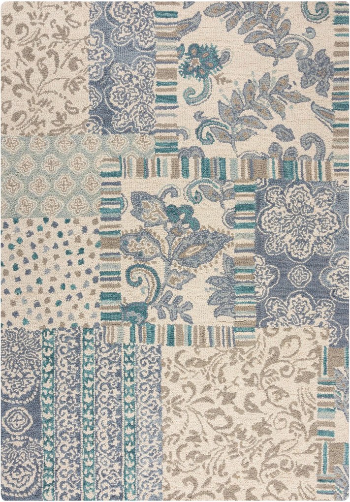 XXXLutz VLNĚNÝ KOBEREC, 120/170 cm modrá Flair Rugs - Online Only koberce & rohožky - 003165045601
