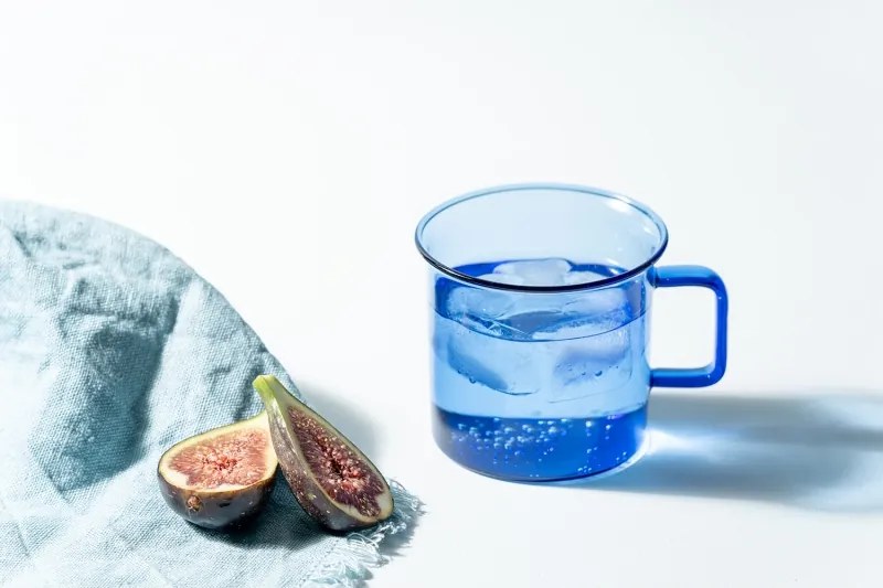 Hrnek Glass 0,35l, modrý