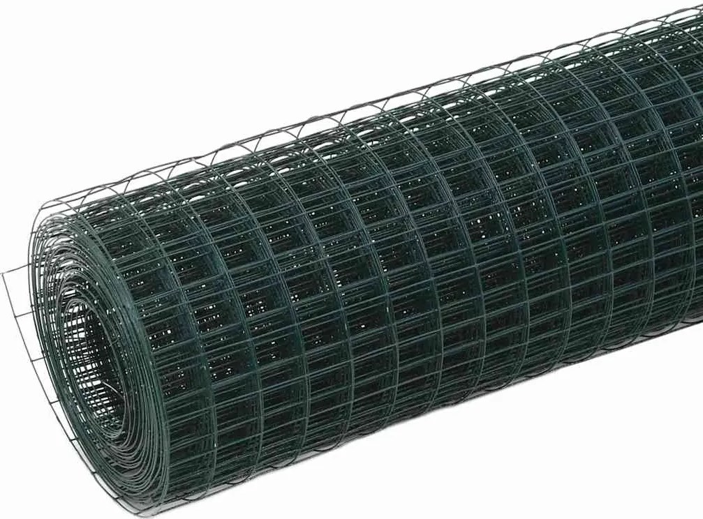 Pletivo ke kurníku ocel PVC vrstva 25 x 0,5 m zelené 143633