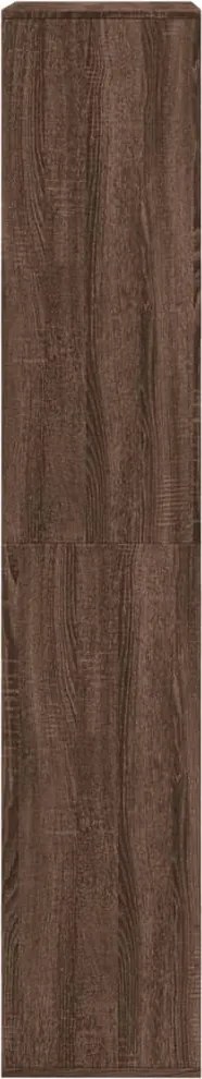 Dělicí stěna hnědý dub 100 x 33 x 175 cm kompozitní dřevo 3309579