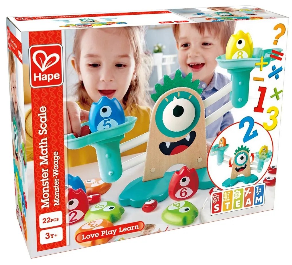 Hape Váhy s příšerkou, 38 cm