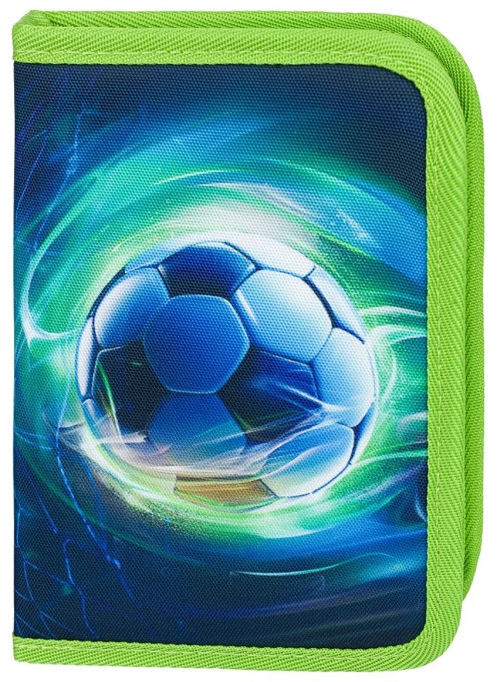 BAAGL - jednopatrový školní penál Fotbal Míč, 2 chlopně