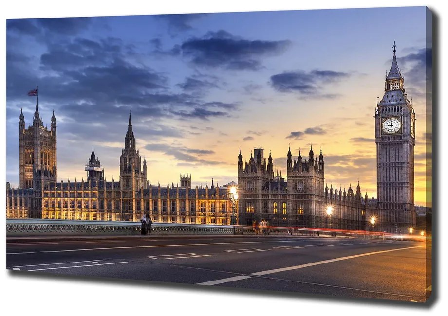 Wallmuralia Foto obraz na plátně do obýváku Big Ben Londýn 100x70 cm