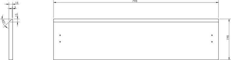 Mexen Rivel, koupelnová skříňka 120 cm s levým umyvadlem Otis, 2S, 1D, drážkovaná, šedá matná/bílá matná - 91A23-12047-3-BBFFF62-W18L01
