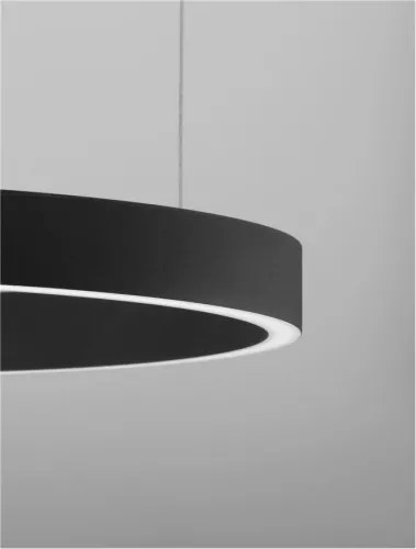 Závěsné LED svítidlo NOVA LUCE ELOWEN 60W 3000K černé 9345660