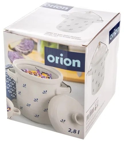 Orion domácí potřeby Nakládací hrnec na zeleninu MODROBÍLÁ 2,8 l