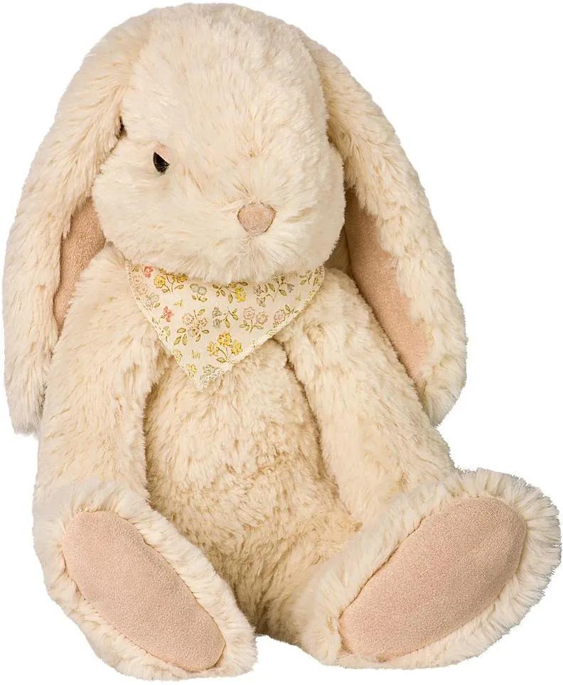 Maileg Plyšový králíček Bunny Large - Off White, krémová barva, textil