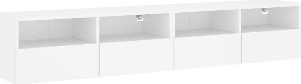 vidaXL 5dílná obývací stěna kompozitní dřevo [3216525] Barva: Bílá