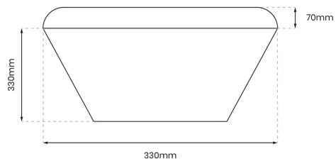 LED Koupelnové stropní svítidlo NEMO LED/17W/230V IP44 černá