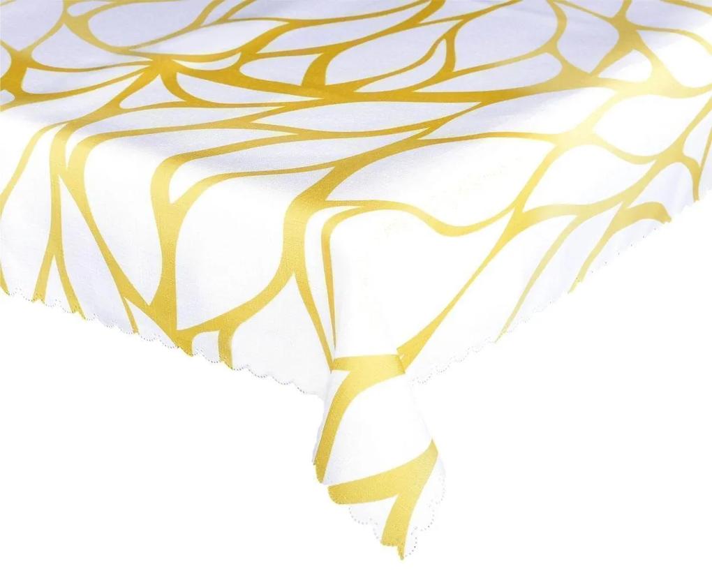 Forbyt, Ubrus s nešpinivou úpravou, Eline, žlutá 40 x 160 cm