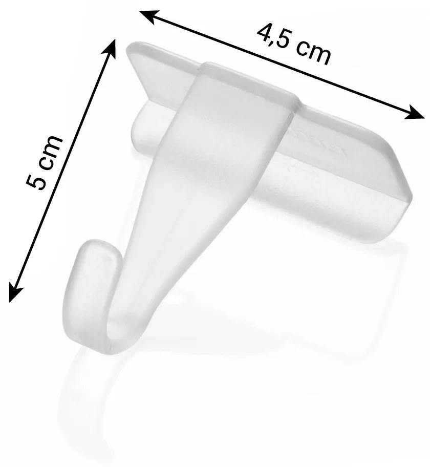 TESCOMA Háčky na dvířka FlexiSPACE, 2 ks, transparentní