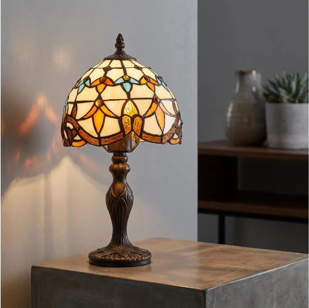 BRILAGI - Tiffany vitrážová stolní lampa MIRABELLA 1xE27/60W/230V
