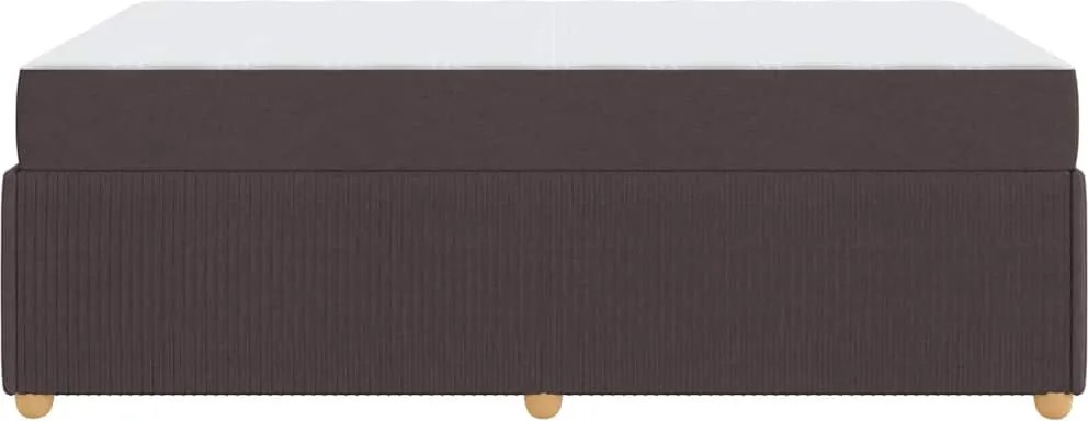 Rám postele Tmavě hnědá 120 x 200 cm textil 3398382
