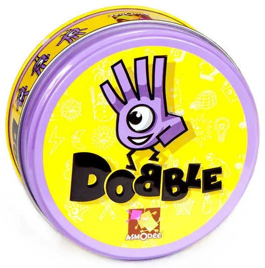 ASMODEE Hra postřehová Dobble v plechové krabičce *SPOLEČENSKÉ HRY* asdobb
