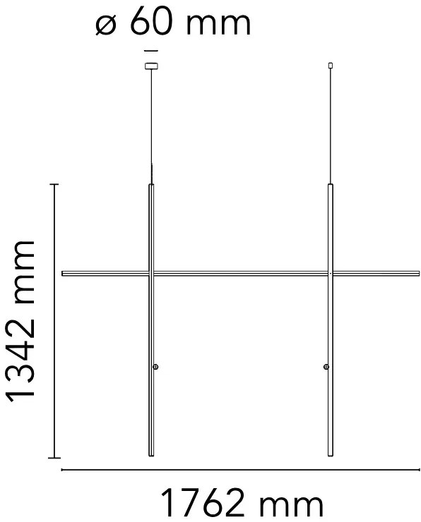 Flos Coordinates Module S CLIII, závěsné svítidlo, stříbrná, 180W 2700K