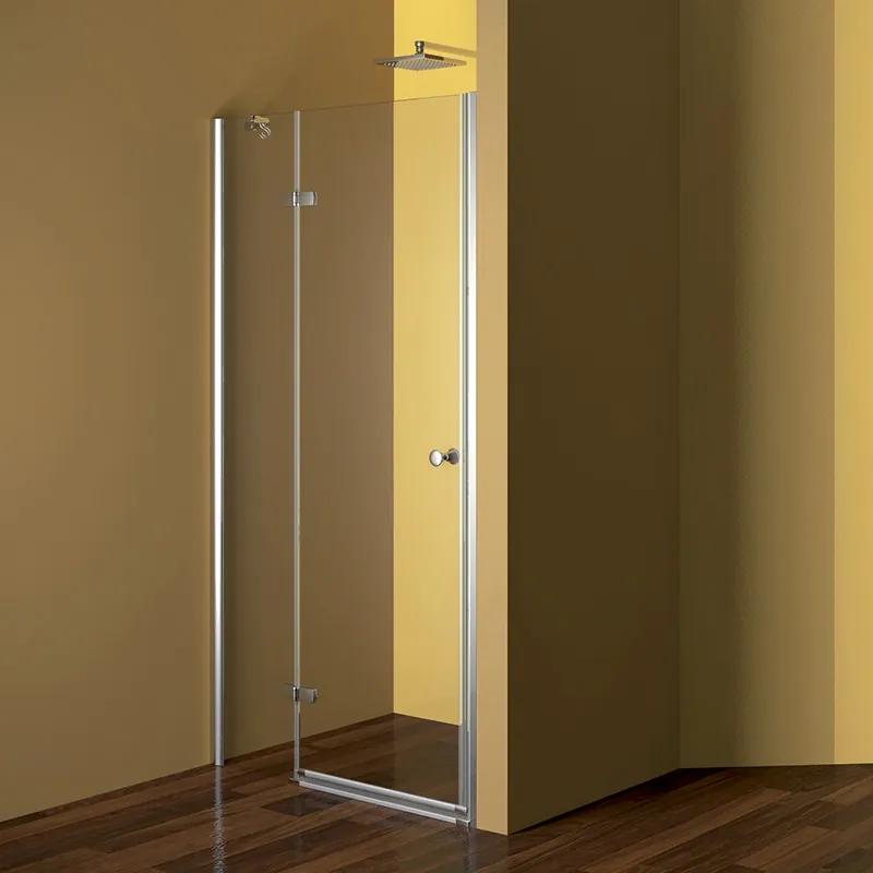 Mereo Sprchové dveře, Fantasy, 80x190 cm, chrom ALU, sklo Point, pravé provedení Varianta: Sprchové dveře, Fantasy, 80x190 cm, chrom ALU, sklo Point,…