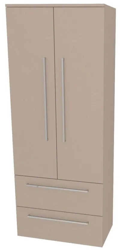 Mereo Mereo, Bino, koupelnová skříňka vysoká 163 cm, dvojitá, Multidecor, CN699SEKA