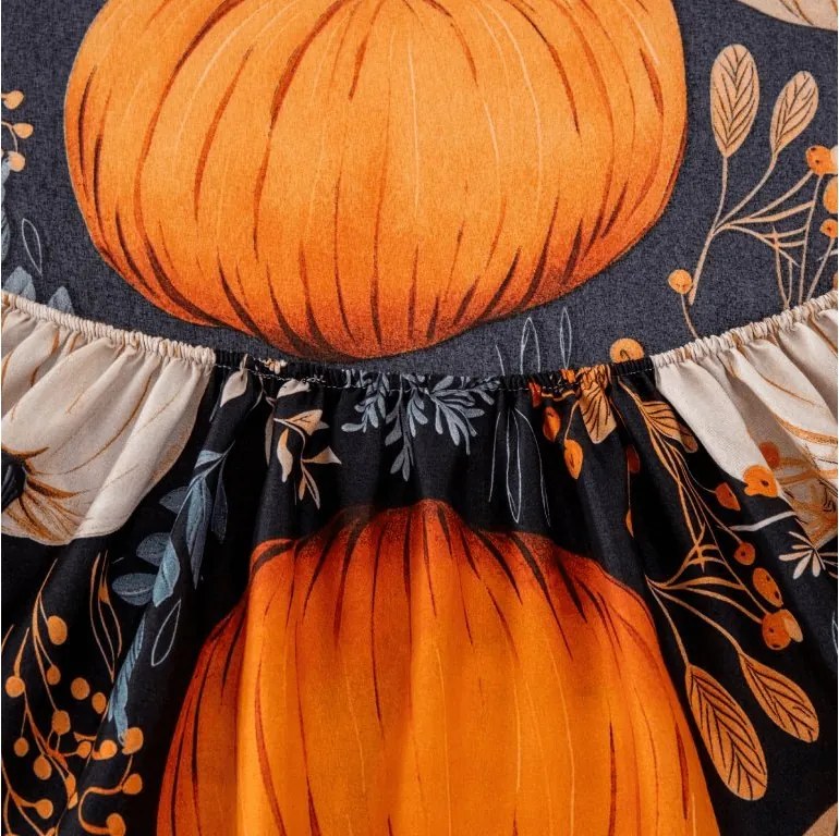 Prostěradlo z mikrovlákna MAGIC PUMPKIN barevné 180x200 cm