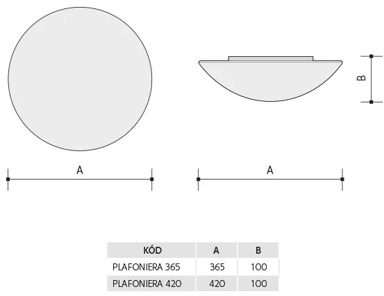 PANLUX Přisazené stropní LED svítidlo se senzorem PLAFONIERA S TRIPLEX 365 - neutrální