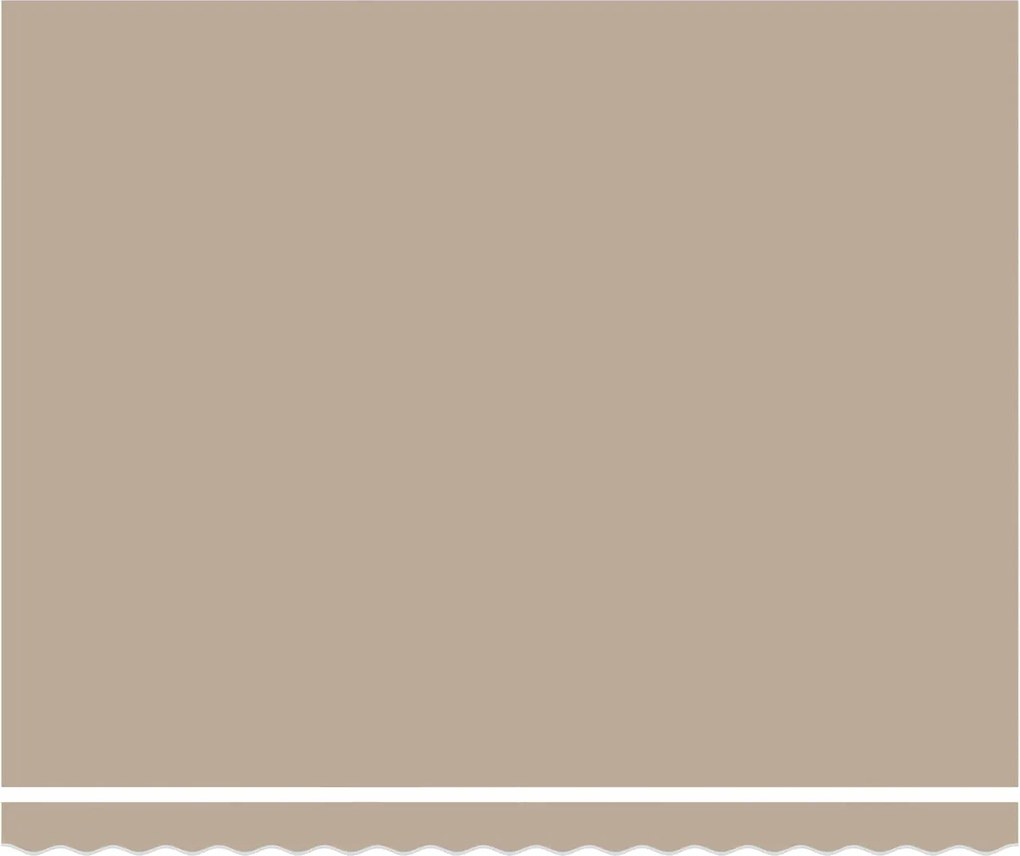 Stahovací markýza Béžová 400 × 300 cm Polyester a hliník 3330607