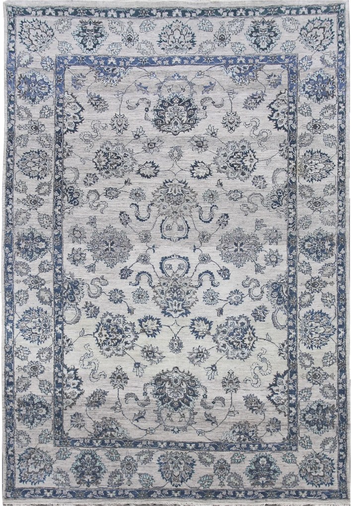 Ručne viazaný kusový koberec Diamond DC-98 JN Silver / silver, 365x550, šedá, chodba / predsieň, Diamond Carpets India