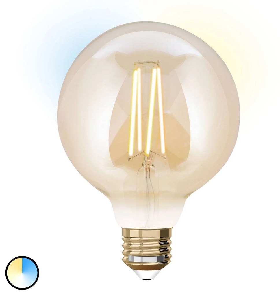 iDual LED žárovka globe E27 9W rozšíření 9,5 cm