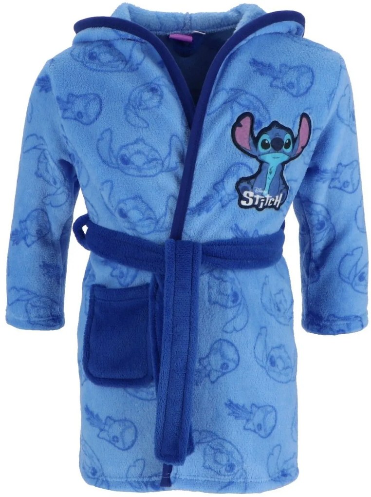 Chlapecký coral fleece župan s kapucí Lilo & Stitch, 110 / 116