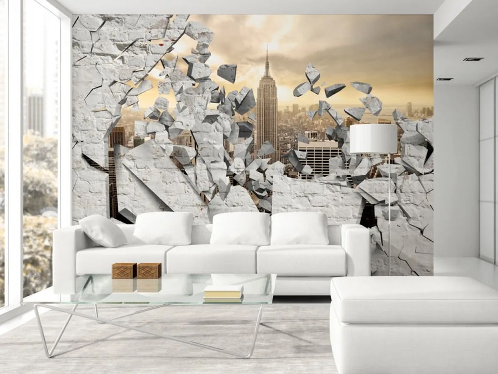 3D samolepicí tapeta Manhattan za zdí Velikost (šířka x výška): 147x105 cm