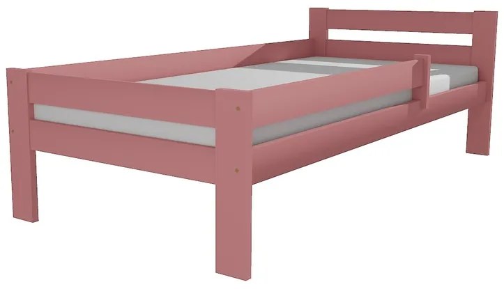 Vomaks Dětská postel M 009 NEW* 70 x 160 cm netransparentní barva růžová