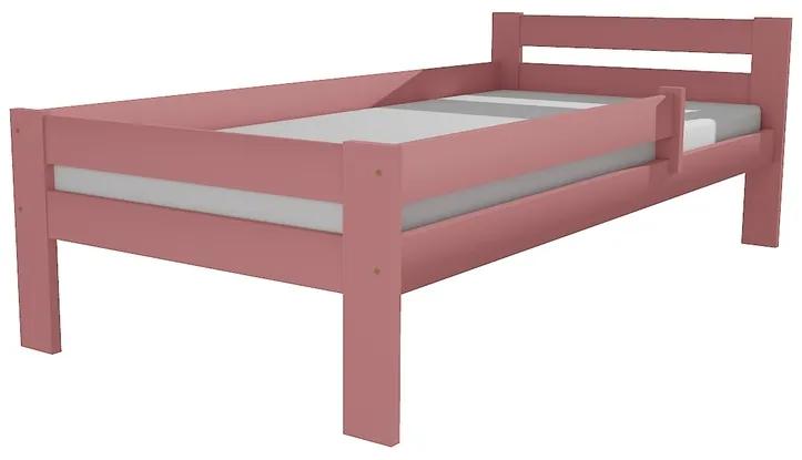 Vomaks Dětská postel M 009 NEW* 90 x 190 cm netransparentní barva růžová